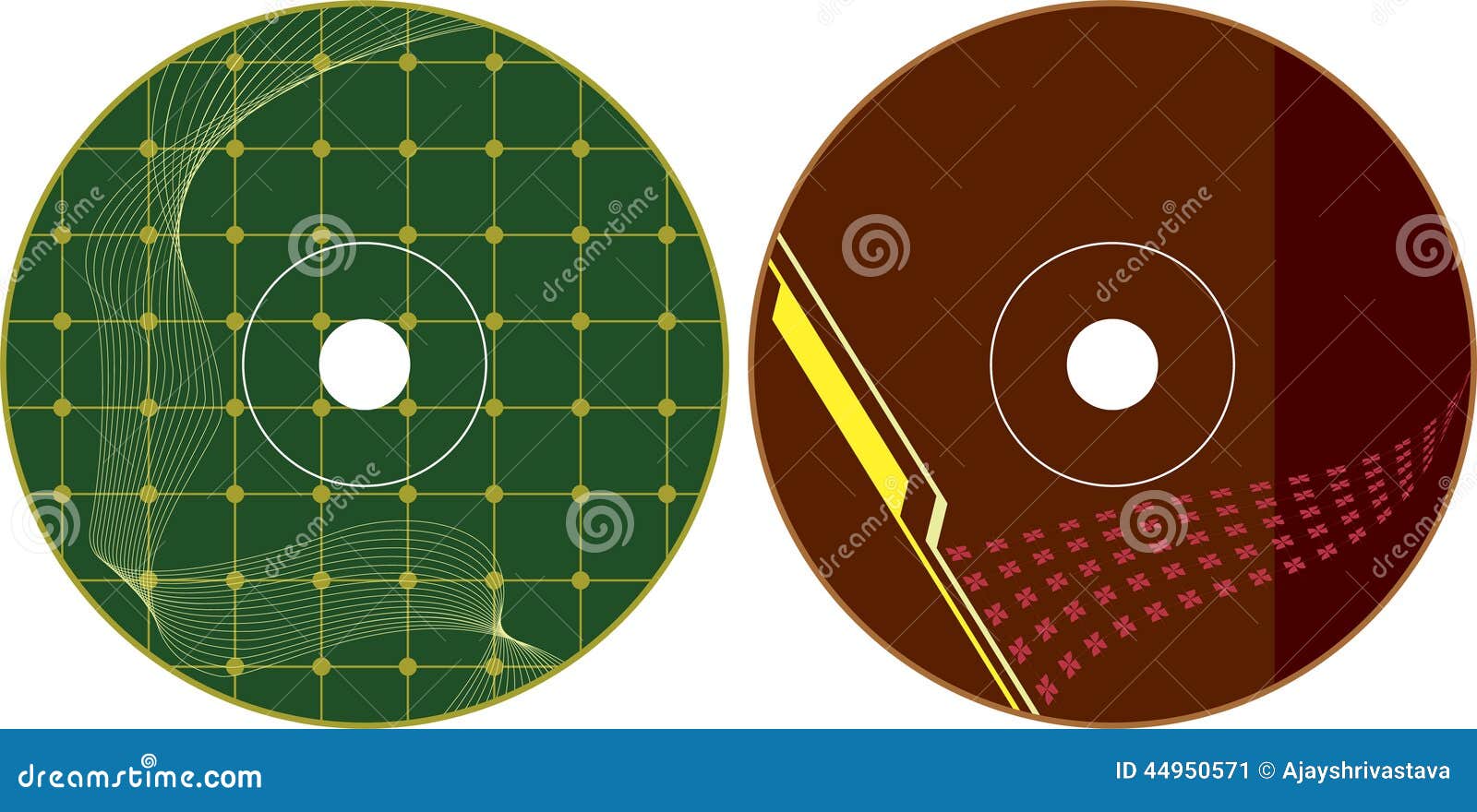 Cd - Dvd Label Design Template Stock Vector - Illustration of ornate ...