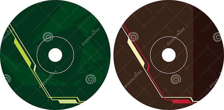 Cd - Dvd Label Design Template Stock Vector - Illustration of ornate ...
