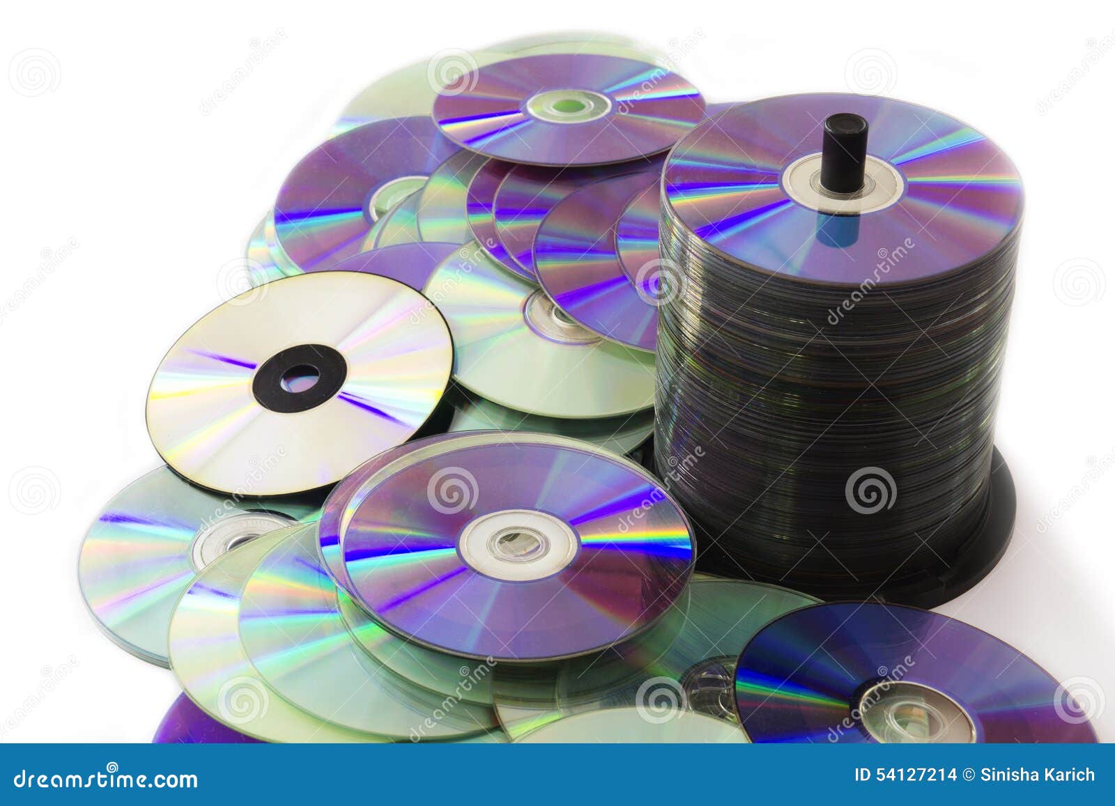 CD and DVD stock photo. Image of optical, multimedia - 54127214