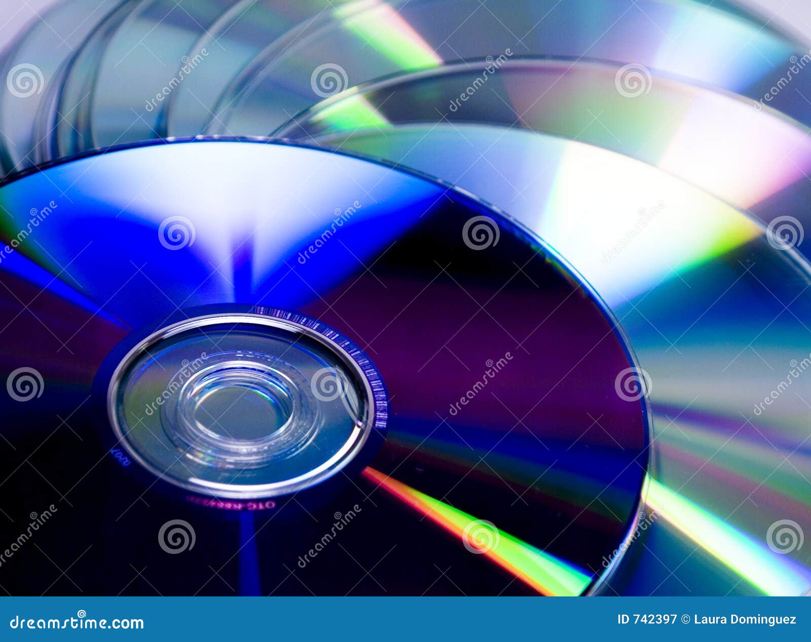 Cd and dvd pile stock image. Image of isolated, share, file - 742397