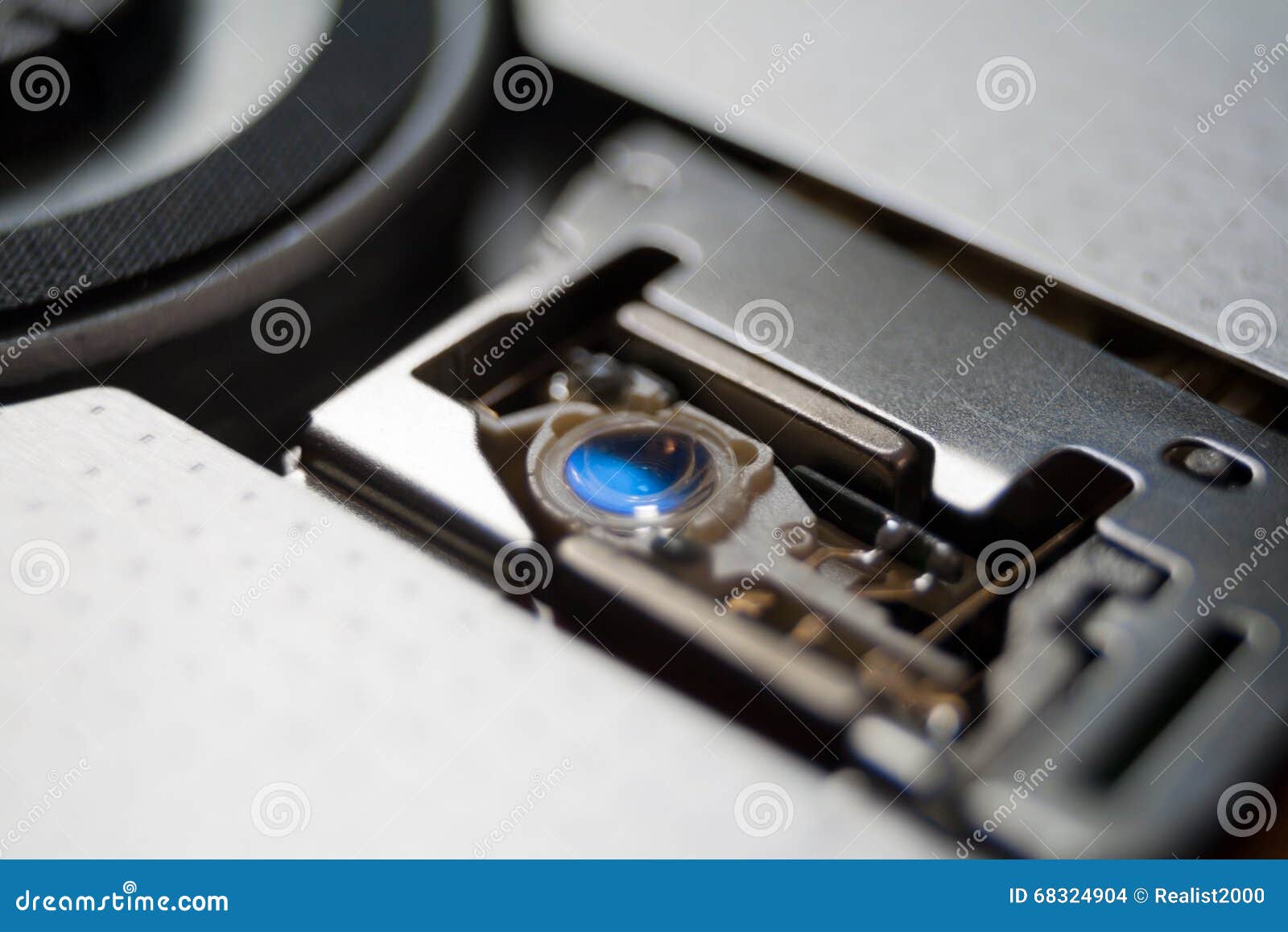 CD/DVD-ROM laser head stock photo. Image of peripheral - 68324904
