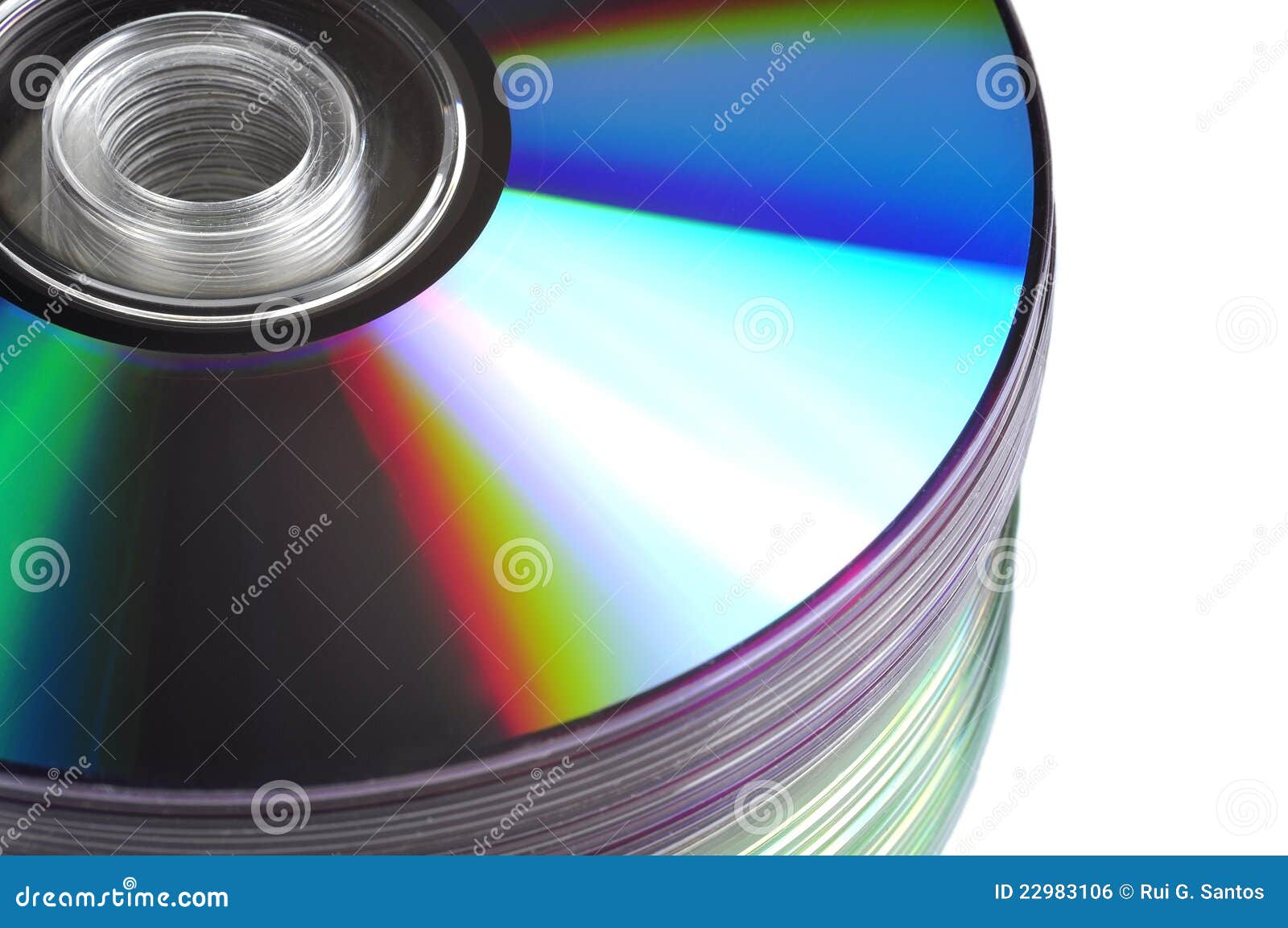 CD / DVD Stack stock photo. Image of technology, stack - 22983106