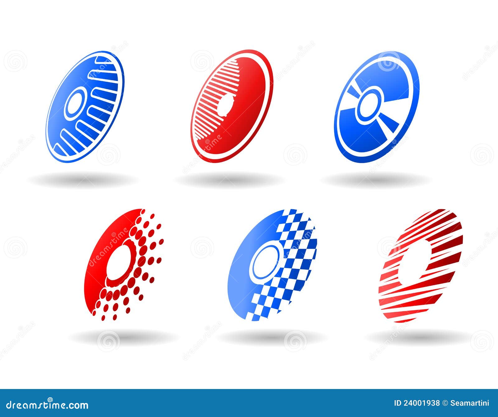 CD and DVD symbols stock vector. Illustration of abstract - 24001938