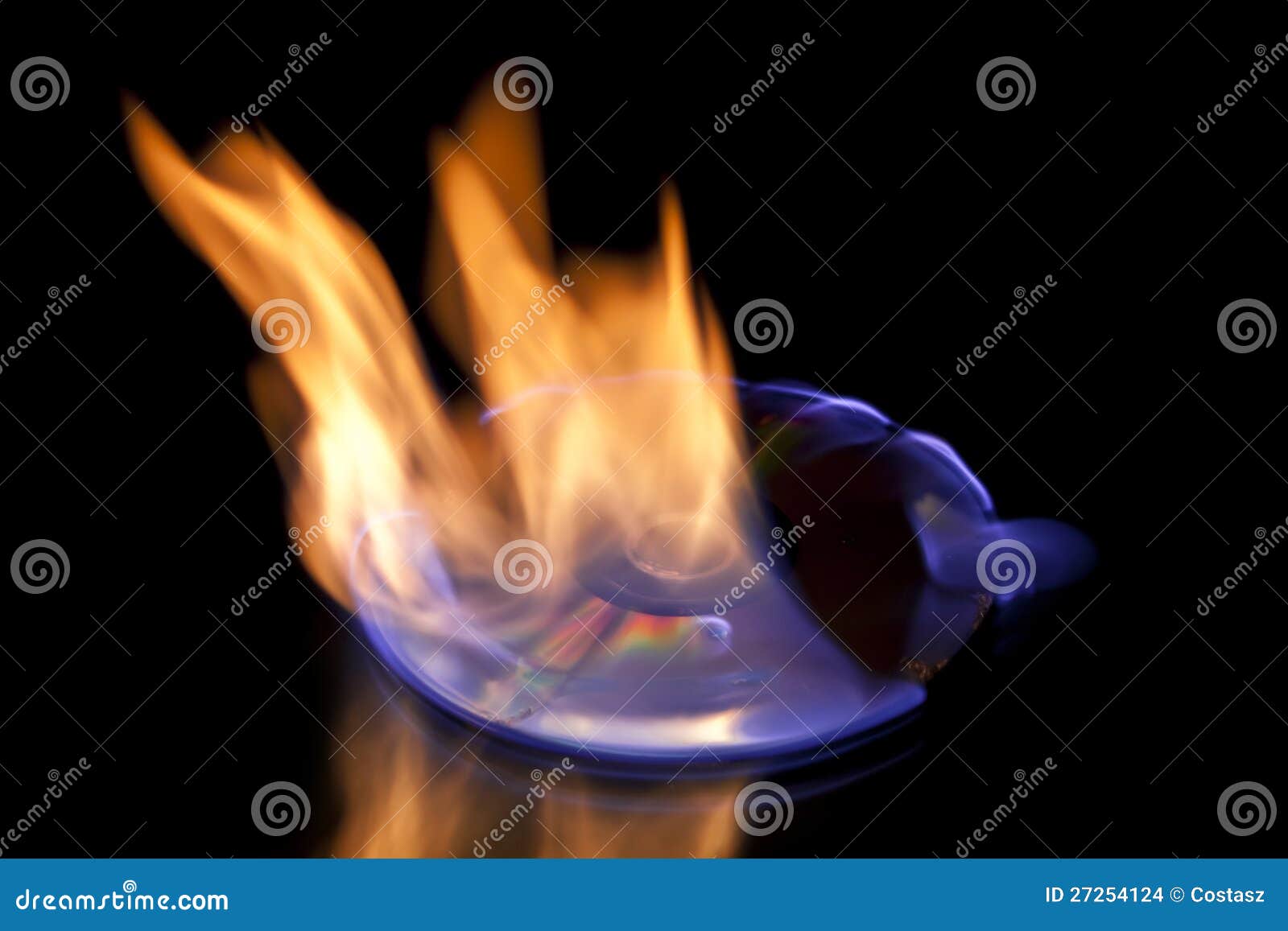 Cd on fire stock photo. Image of copy, burning, laser - 27254124