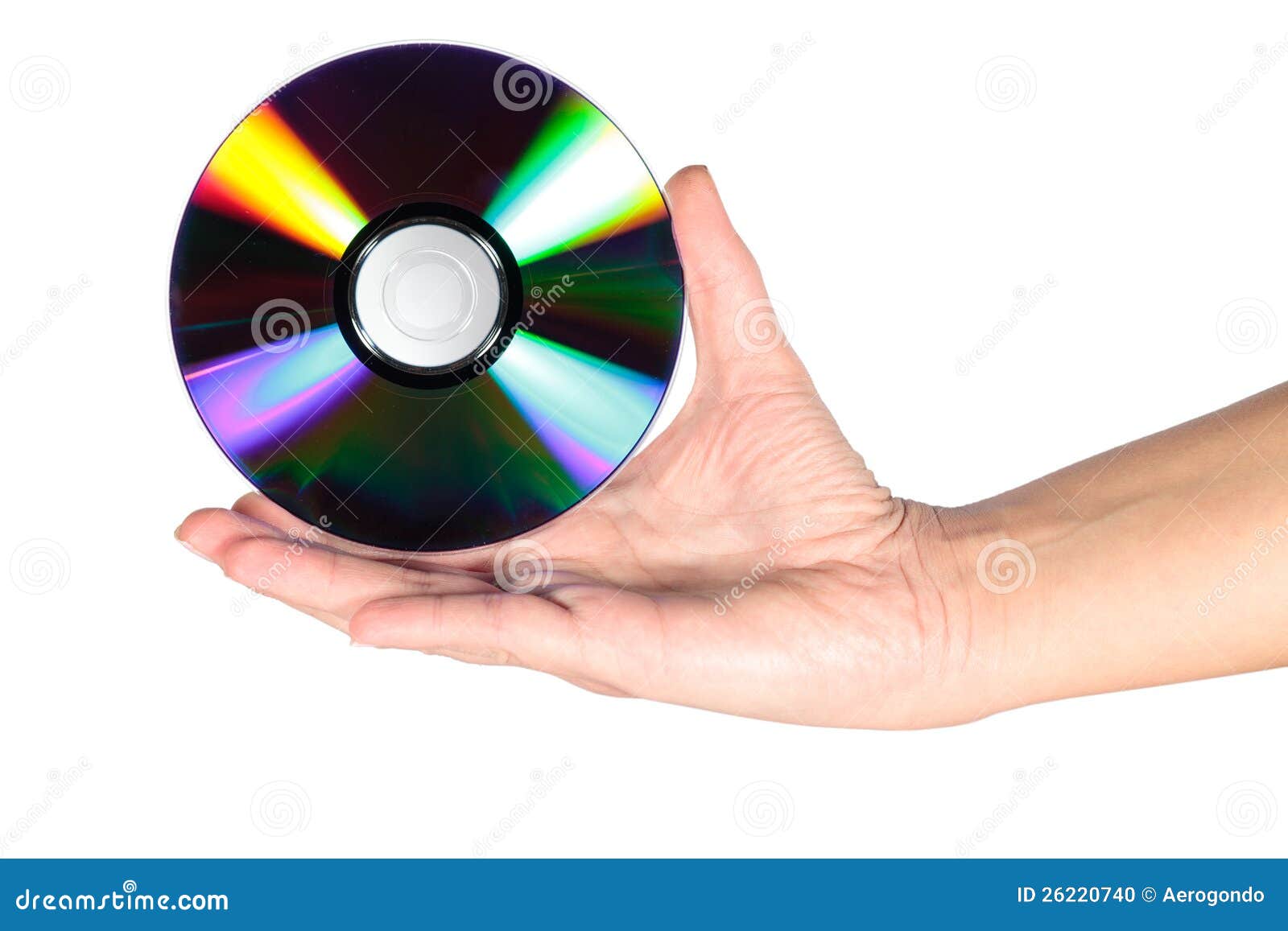Cd in hand stock photo. Image of media, disc, medium - 26220740