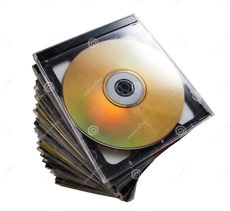 CD heap stock photo. Image of tall, data, blank, compartment - 1782136