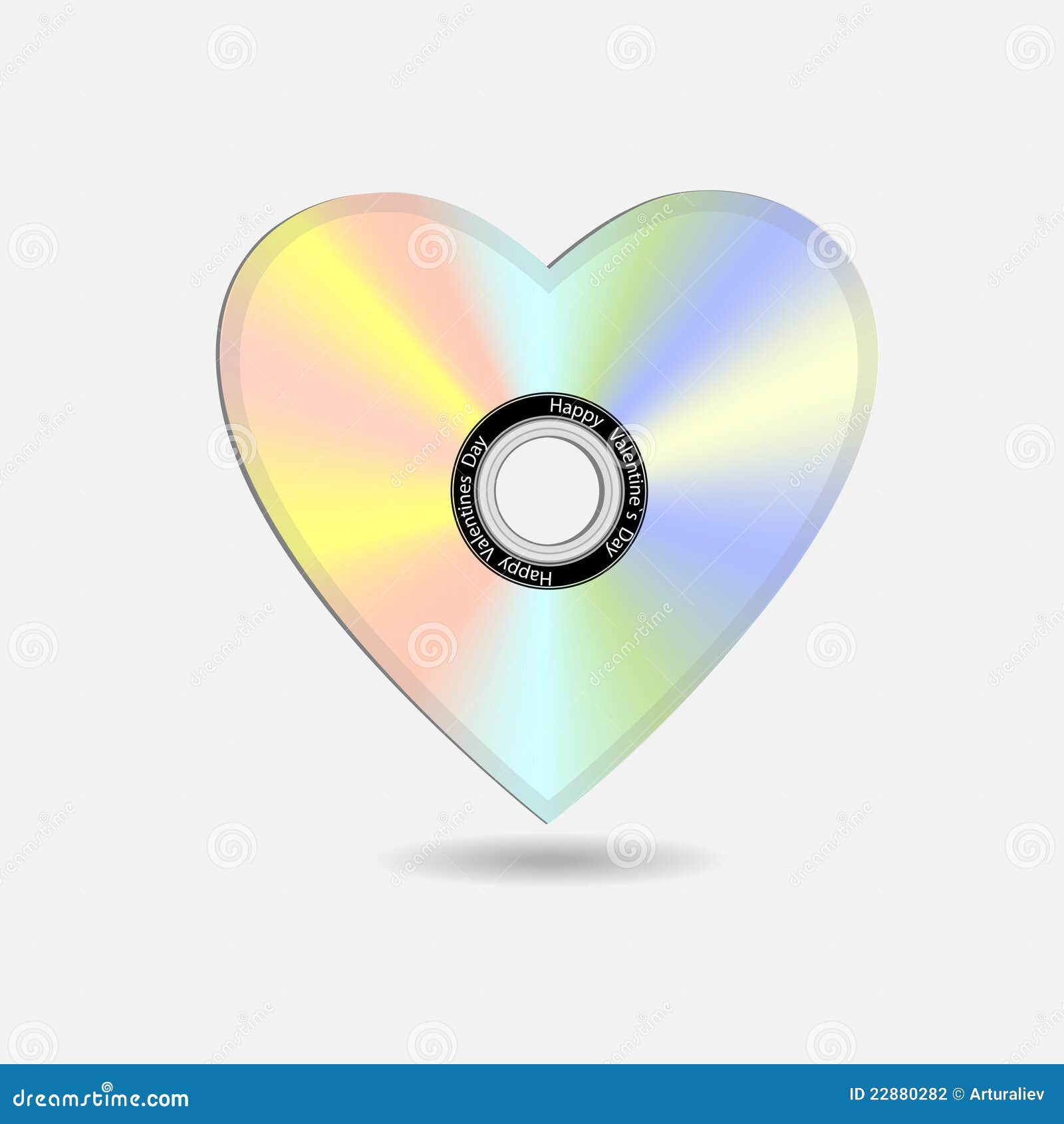 CD-heart stock vector. Illustration of retro, line, communications ...