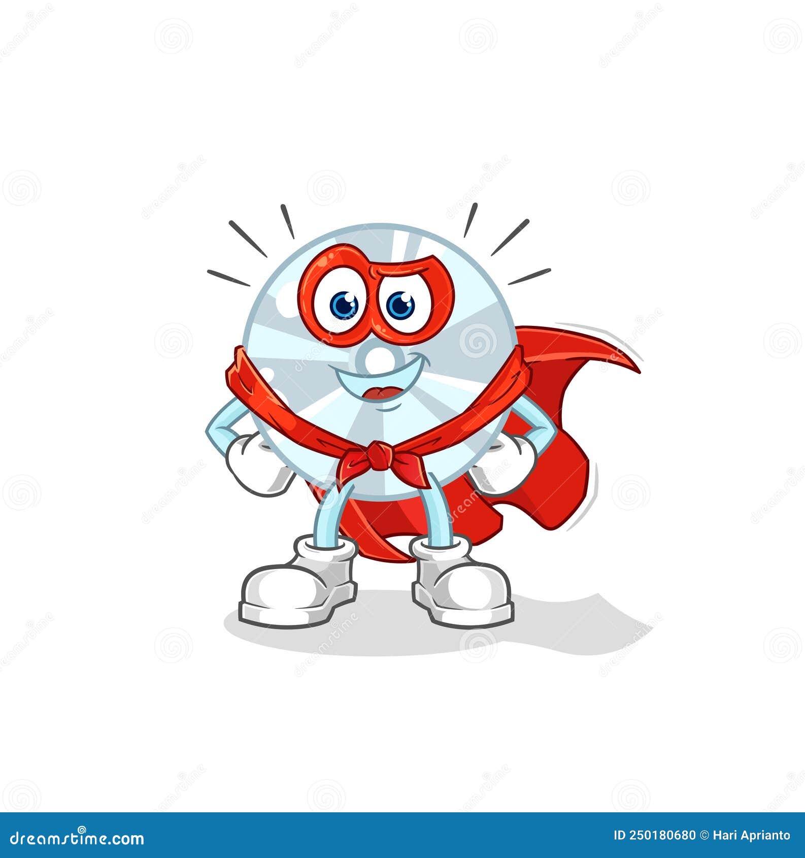 CD Heroes Vector. Cartoon Character Stock Vector - Illustration of cute ...