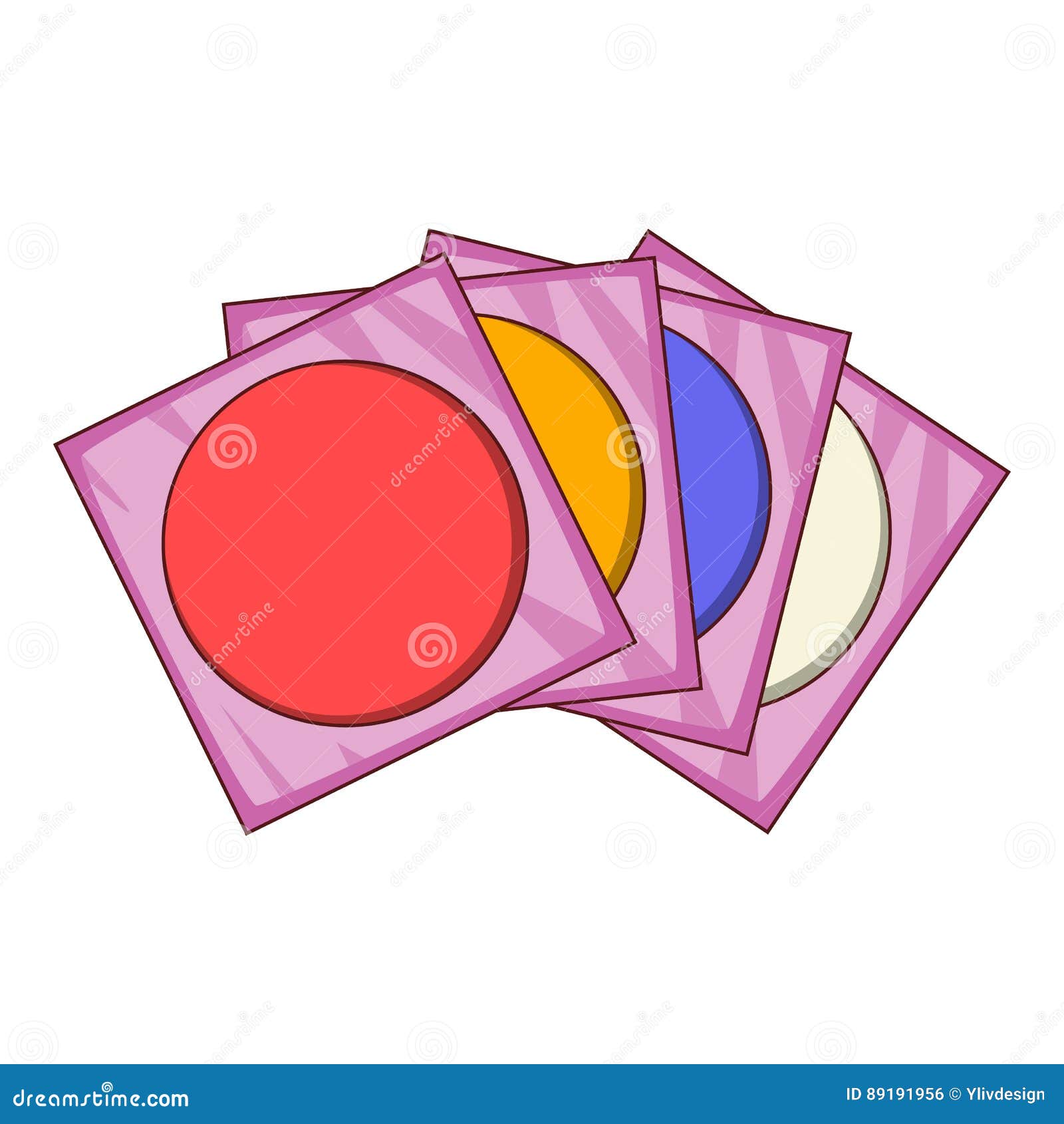 CD icon, cartoon style stock vector. Illustration of data - 89191956