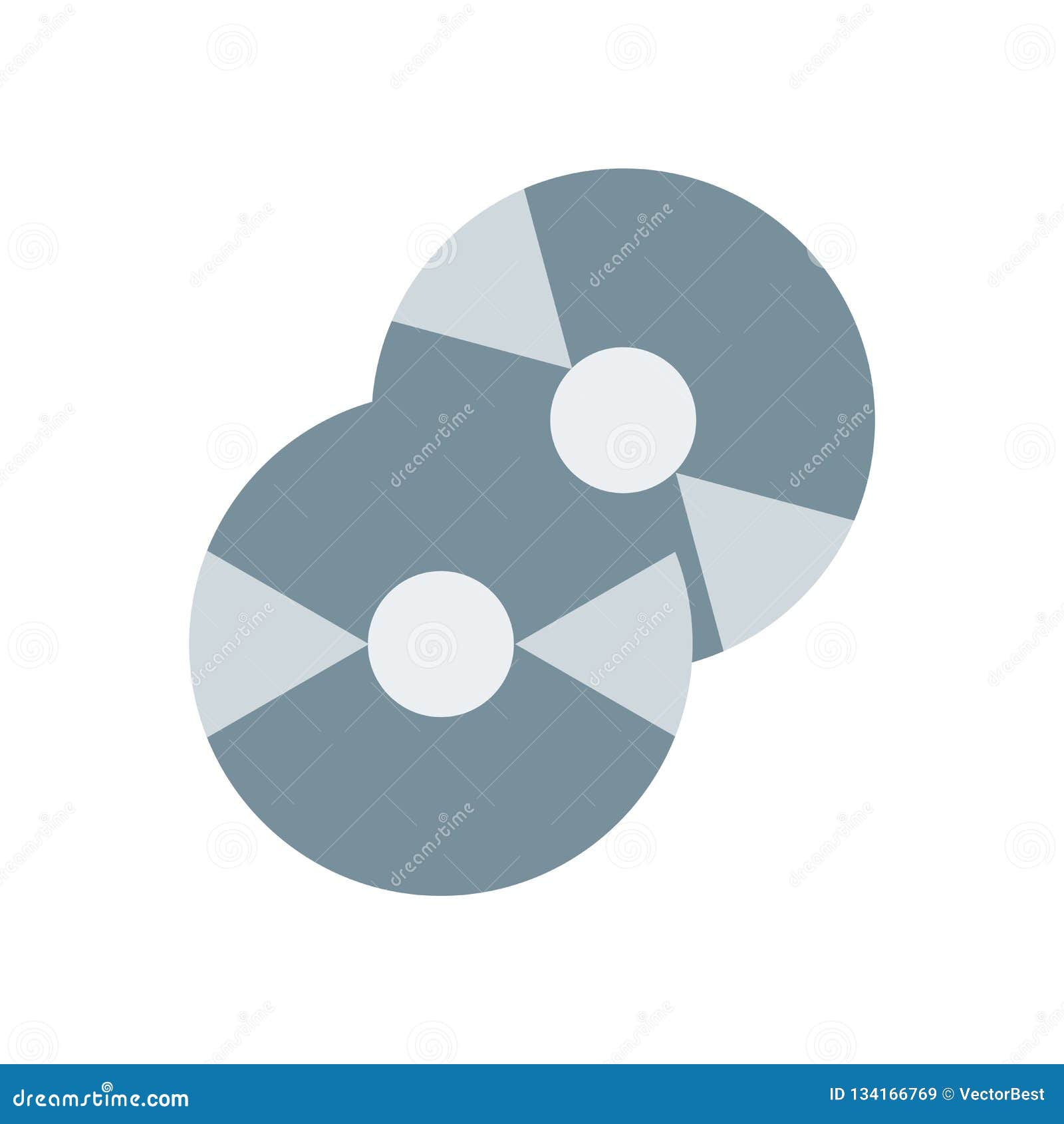 Cd Icon Vector Sign and Symbol Isolated on White Background, Cd Logo ...