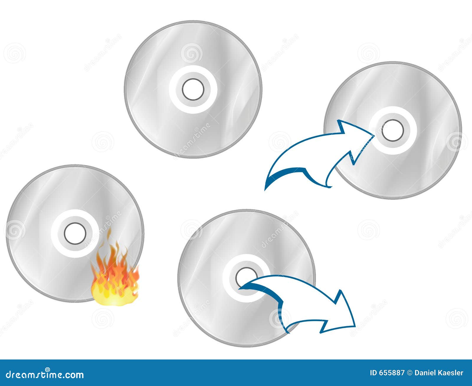 CD Icons stock illustration. Illustration of data, archive - 655887