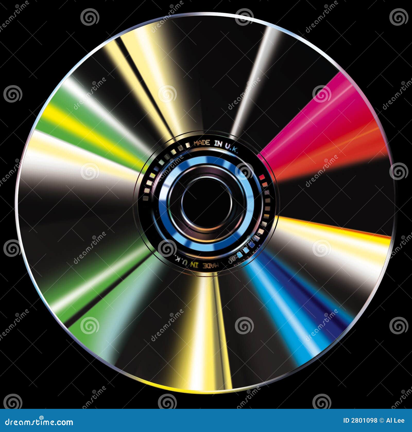 CD illustration stock illustration. Illustration of rainbow - 2801098