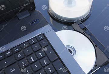 PC an CD stock image. Image of open, technology, player - 29993355