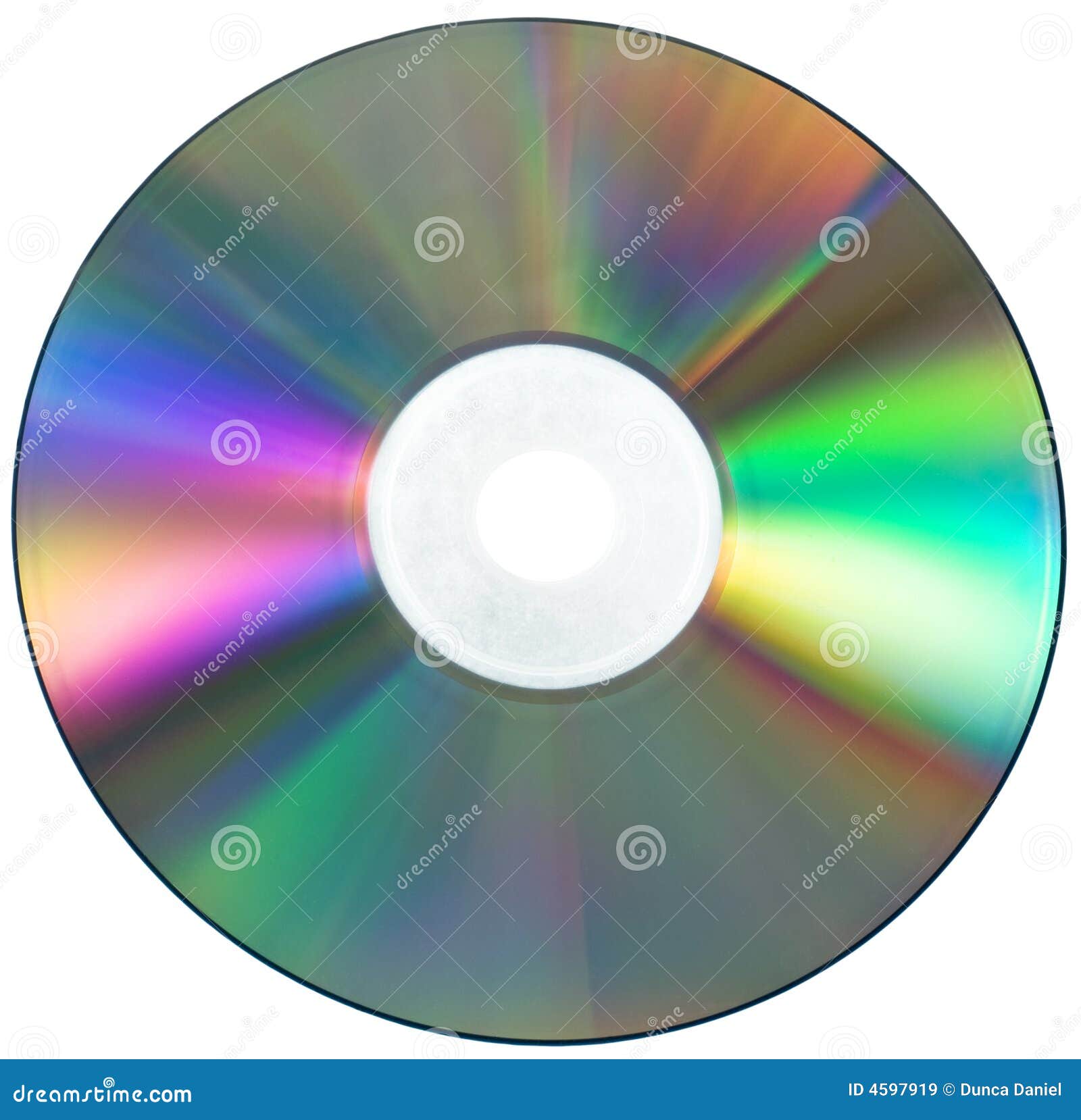Cd isolated on white stock image. Image of colors, data - 4597919