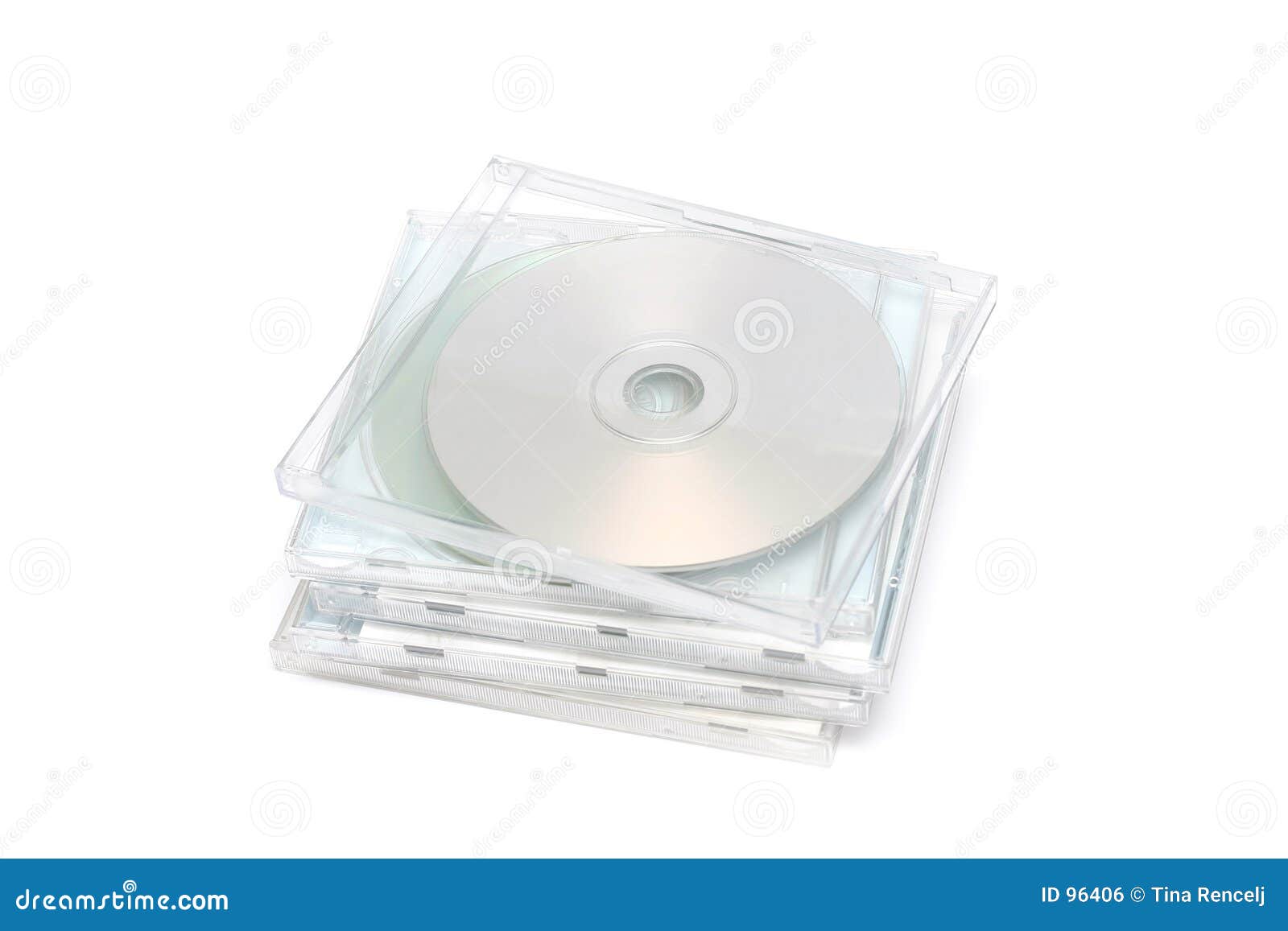 CD Jewel Case Stack I stock photo. Image of information - 96406
