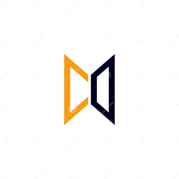 CD Letter Logo Creative Design with Vector Graphic, Stock Vector ...