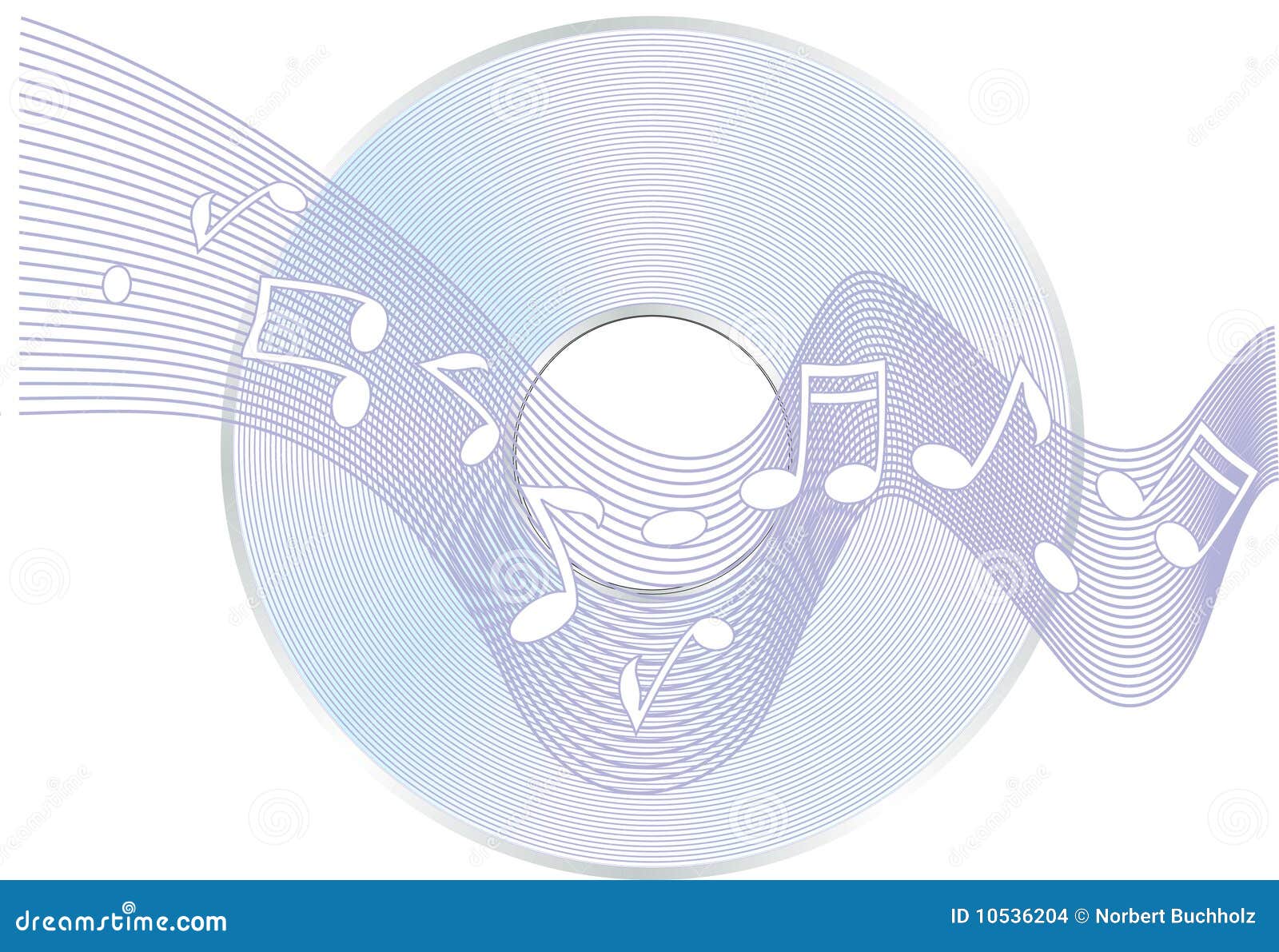 Cd notes stock vector. Illustration of abstract, radio - 10536204