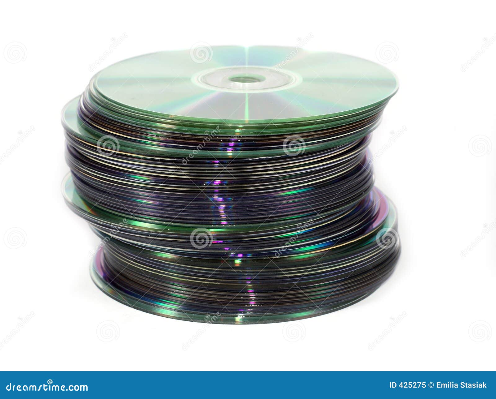 Cd pile stock image. Image of file, record, spindle, disk - 425275