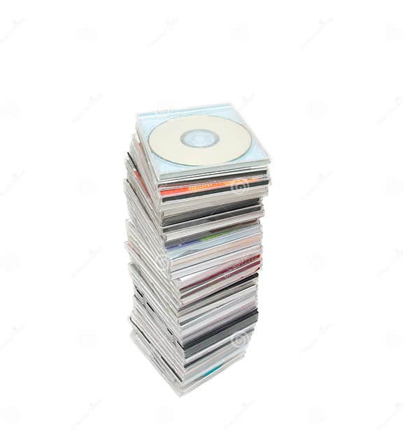 CD pile stock image. Image of audio, pile, piracy, messy - 5351243