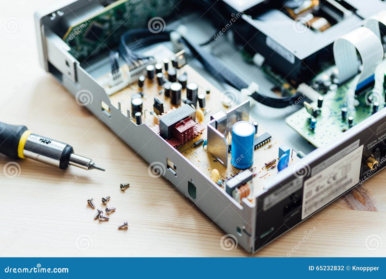 Cd player inside stock photo. Image of disk, head, macro - 65232832