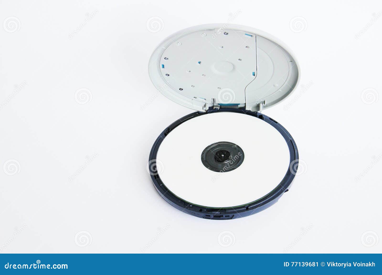CD Player Isolated on White Stock Image - Image of open, objects: 77139681