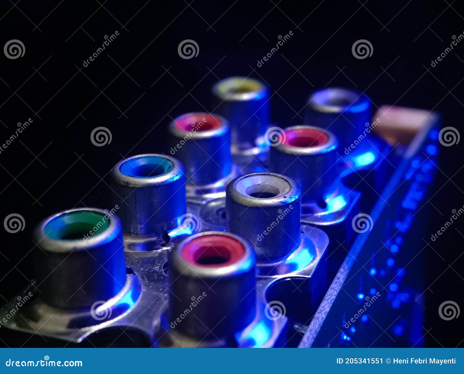 CD Player Plug Component stock image. Image of light - 205341551