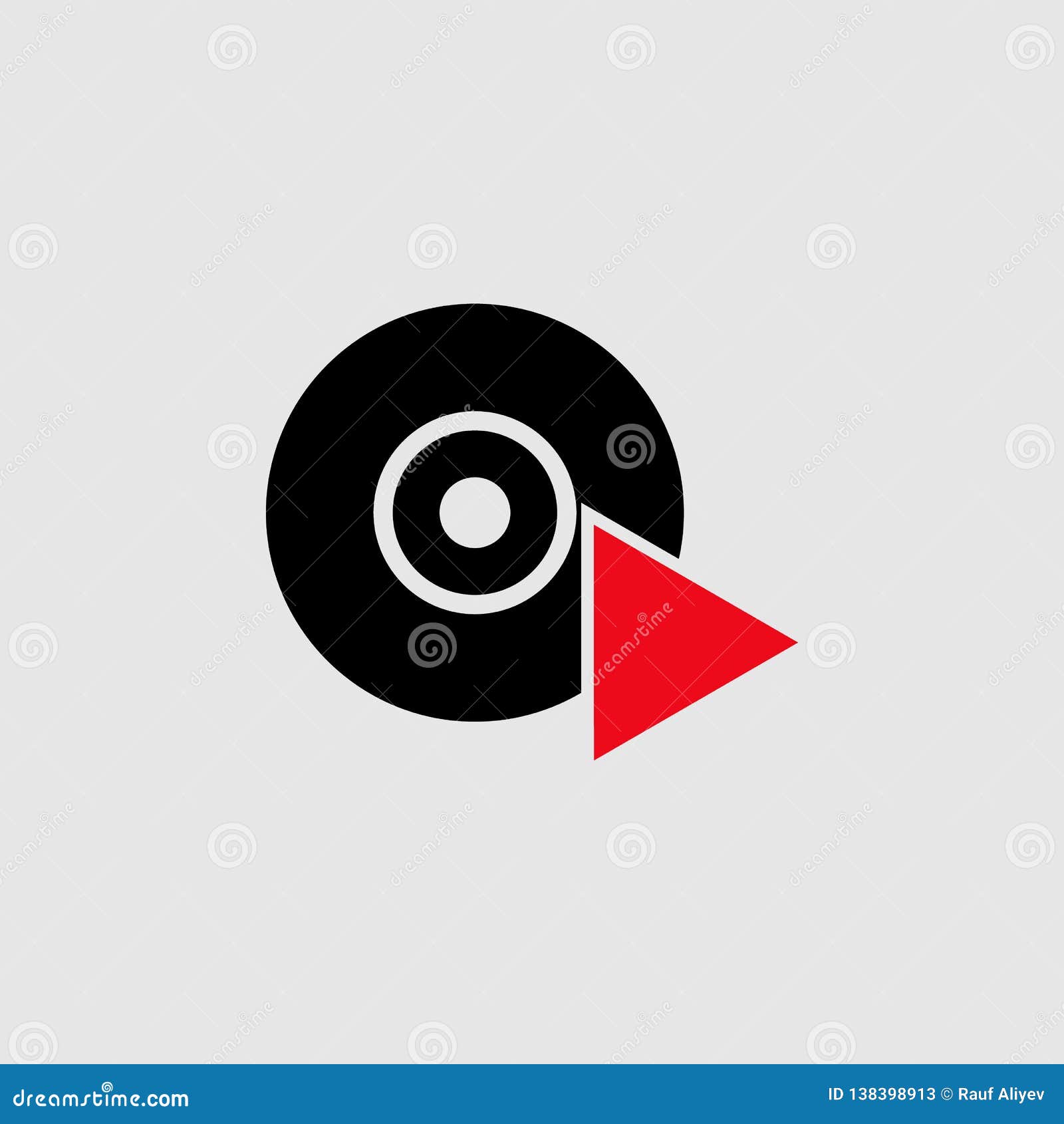 Cd Player with Triangle Icon. Element of Theatre Icon for Mobile ...