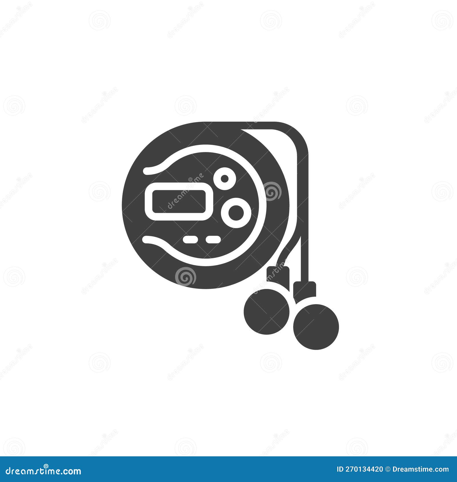 CD player vector icon stock vector. Illustration of compact - 270134420