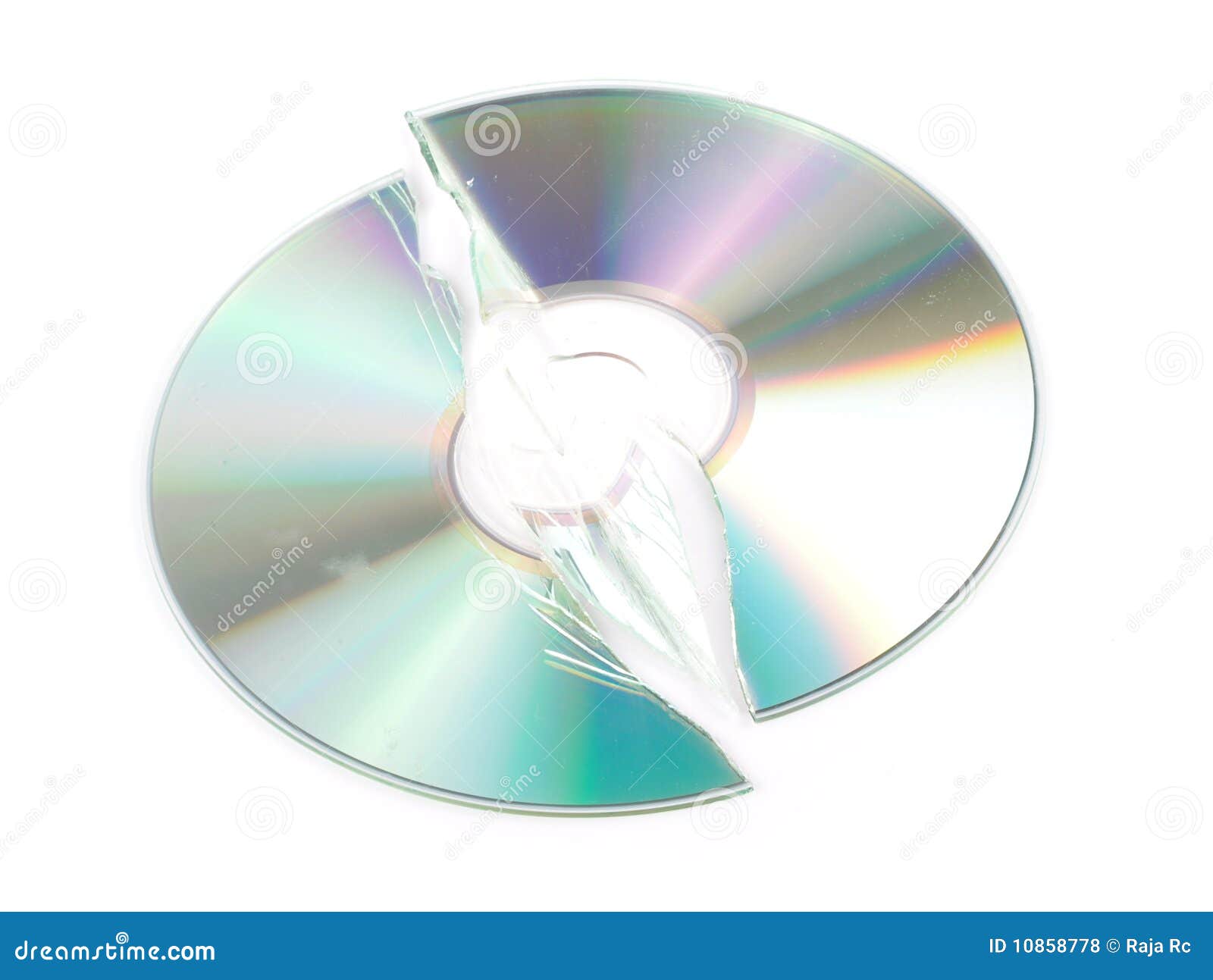 Cd quebrado foto de archivo. Imagen de almacenaje, pérdida - 10858778