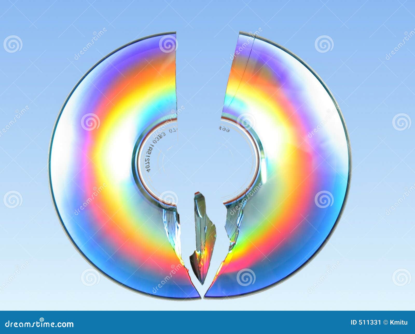 CD quebrado imagem de stock. Imagem de computador, tecnologia - 511331