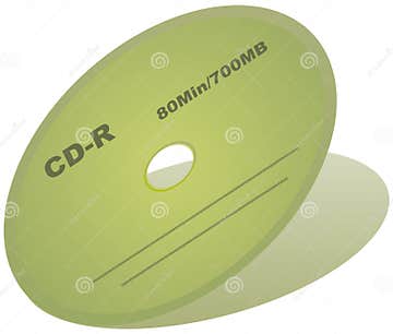 CD-R stock illustration. Illustration of burn, burning - 136921