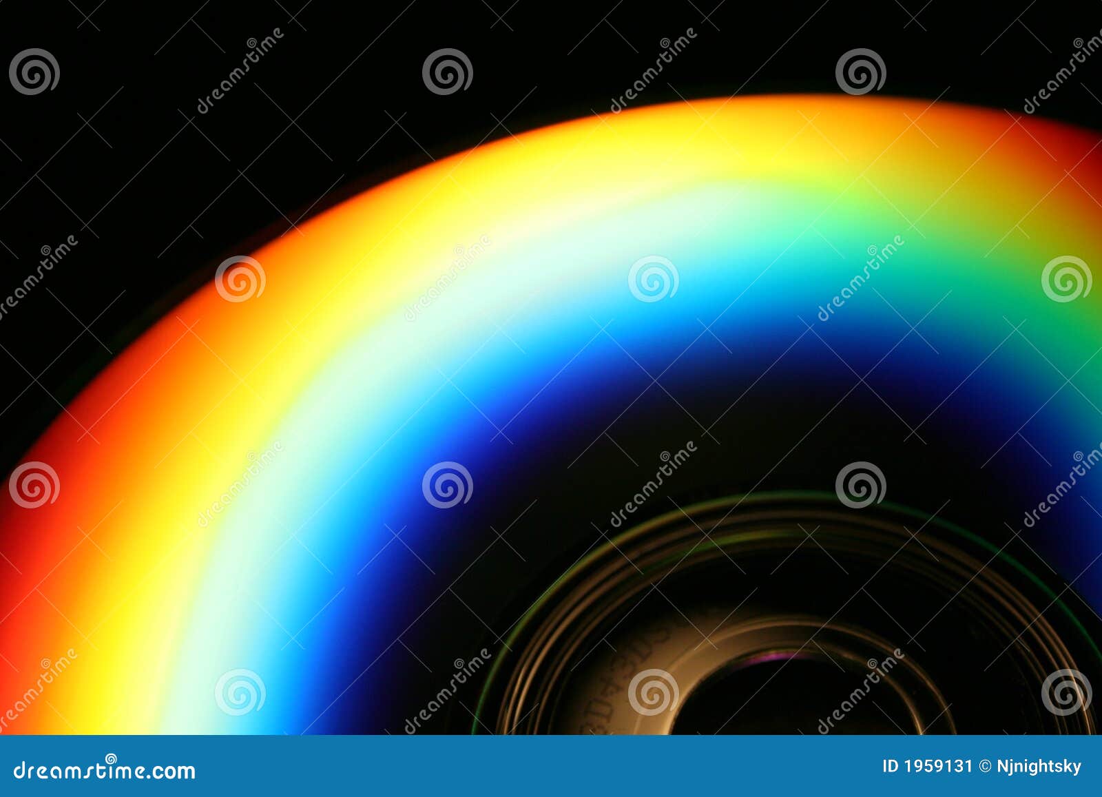 CD Rainbow stock image. Image of nature, colors, round - 1959131