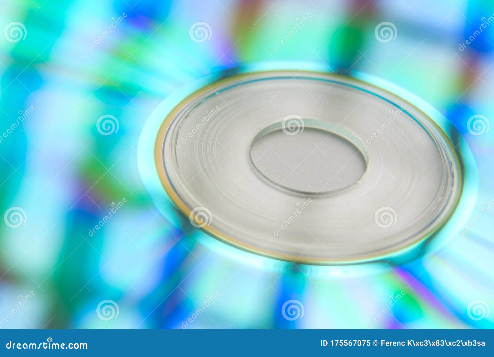 CD Rainbow Closeup stock image. Image of compact, color - 175567075