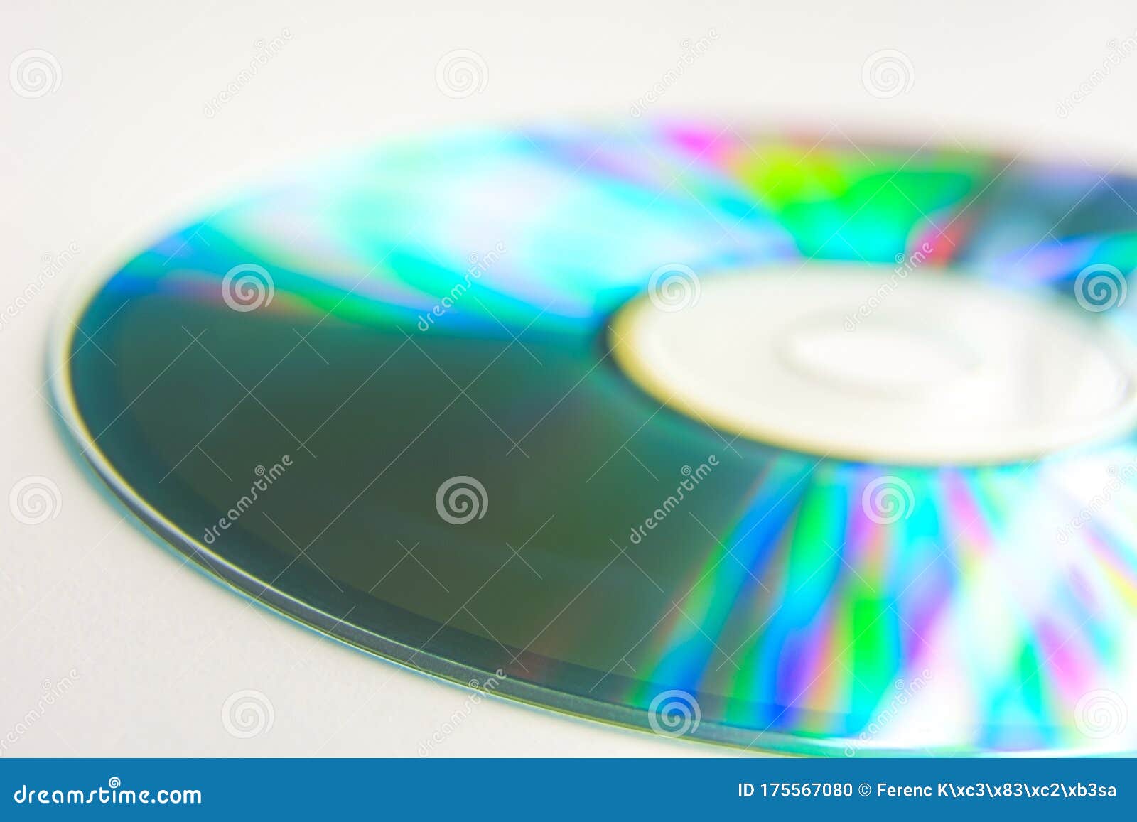 CD Rainbow Closeup stock photo. Image of composition - 175567080