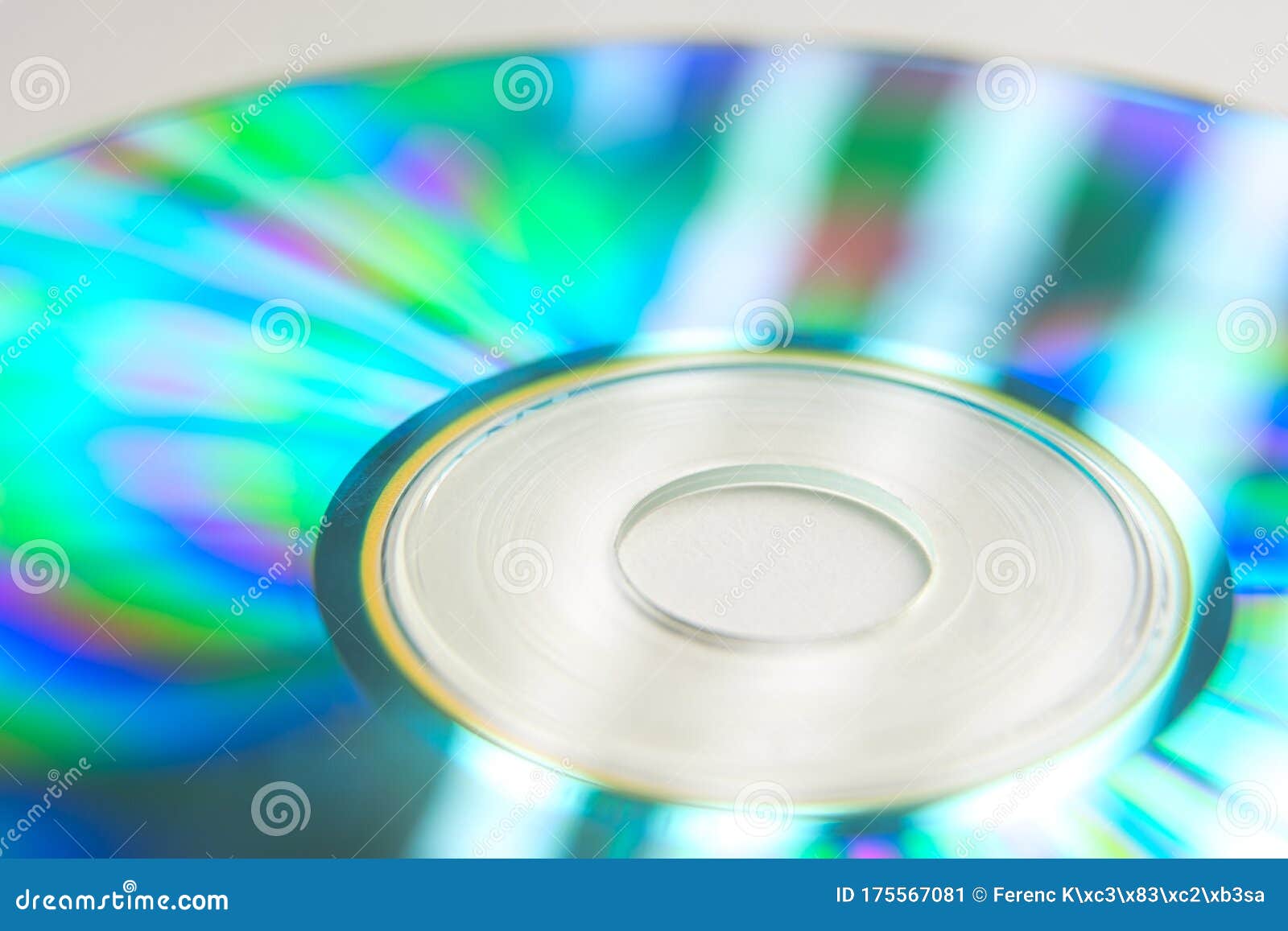 CD Rainbow Closeup stock image. Image of copy, color - 175567081