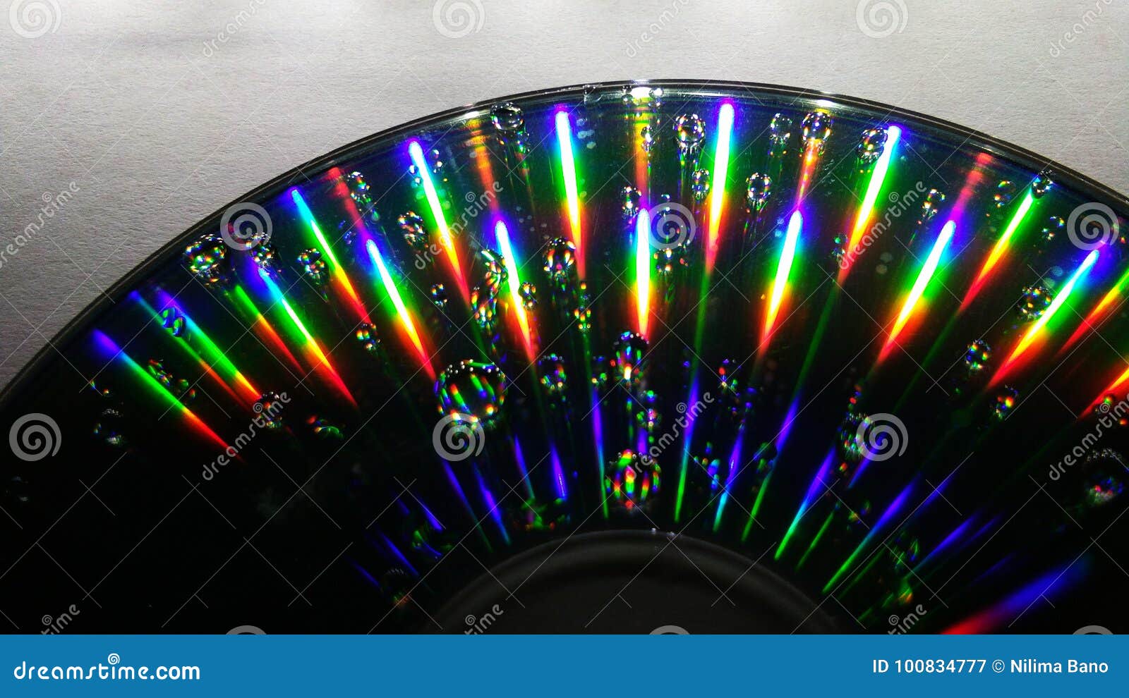 CD reflection stock image. Image of closeup, colorful - 100834777