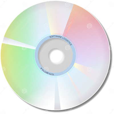 Cd Rom stock illustration. Illustration of cdrom, multimedia - 42023