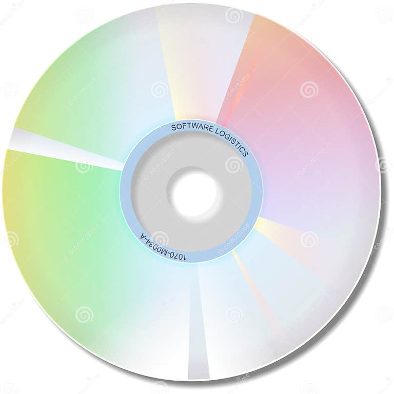 Cd Rom stock illustration. Illustration of cdrom, multimedia - 42023