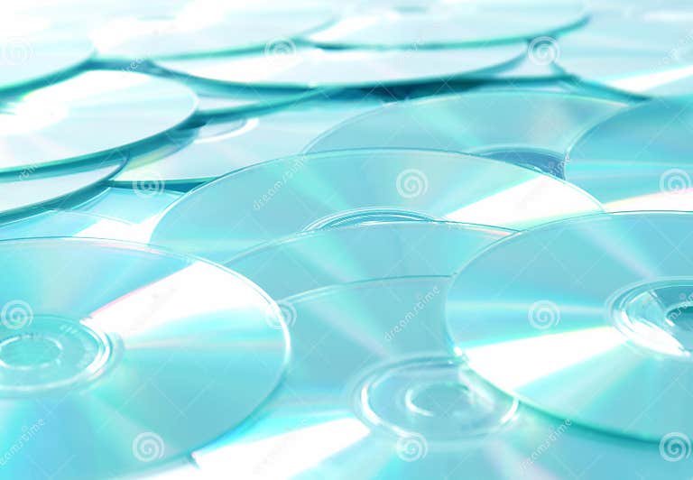Cd-rom or dvd-rom stock image. Image of computer, bleu - 195495