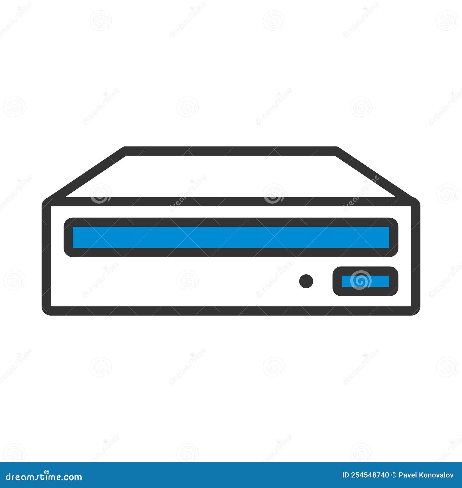 CD-ROM Icon stock vector. Illustration of bold, memory - 254548740