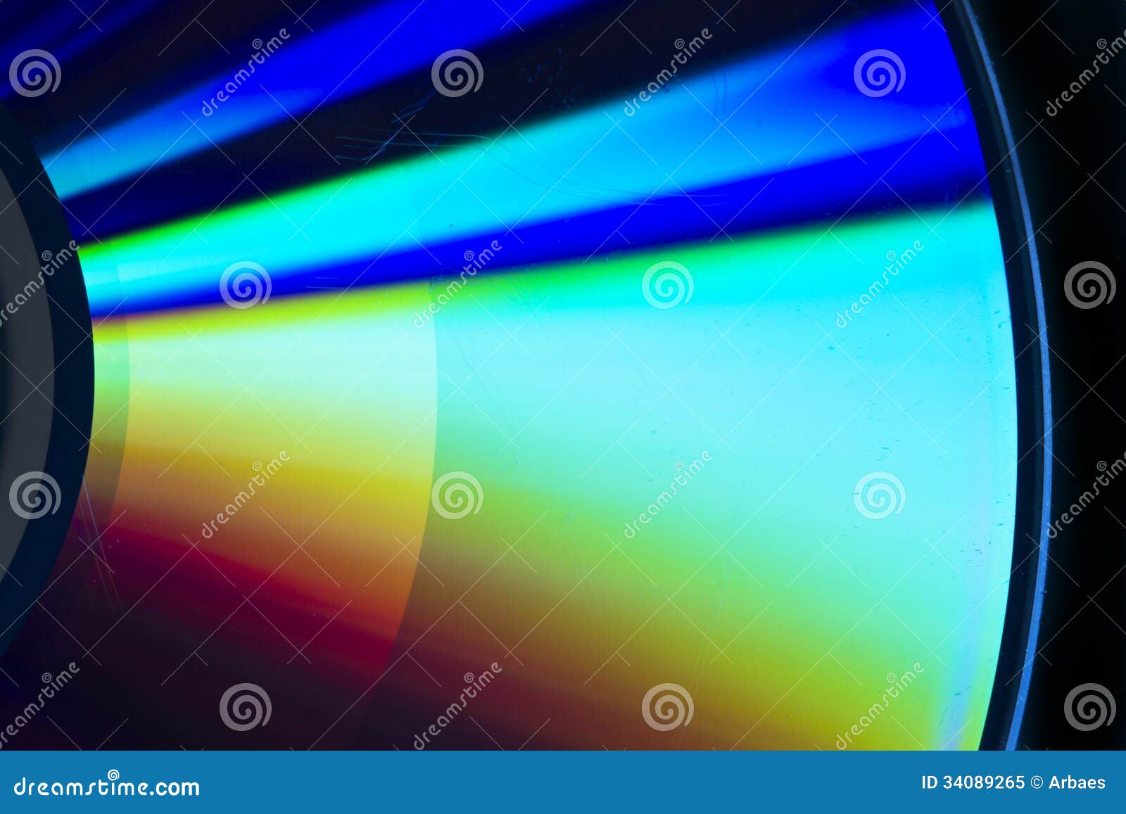Rainbow Reflection On Silver Texture. Iridescent Background Stock Image ...