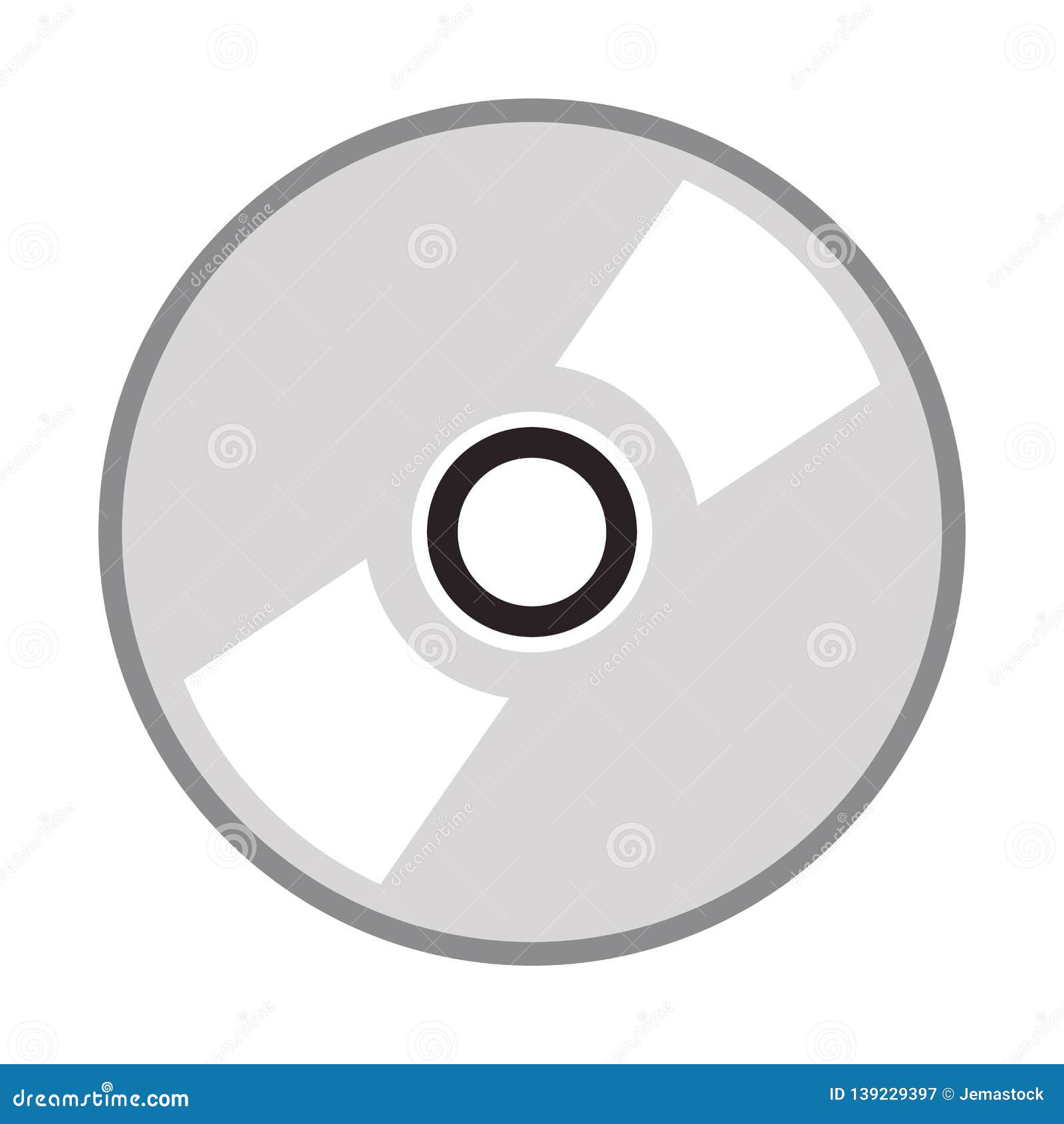 CD rom symbol stock vector. Illustration of device, media - 139229397