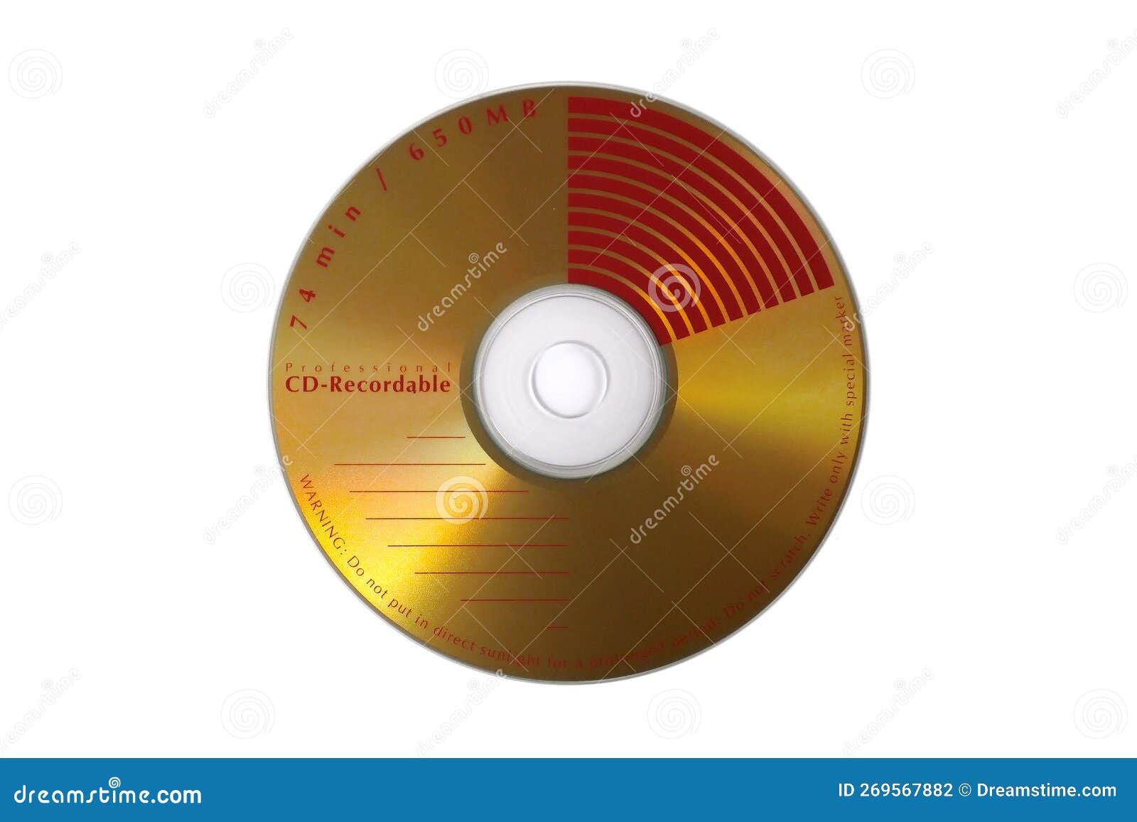 CD-ROM on white background stock photo. Image of concepts - 269567882