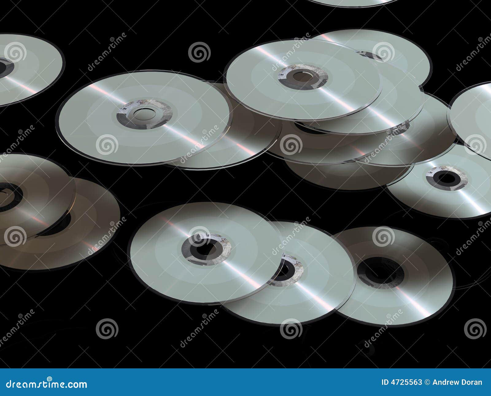 CD-ROMS stock illustration. Illustration of drive, digital - 4725563