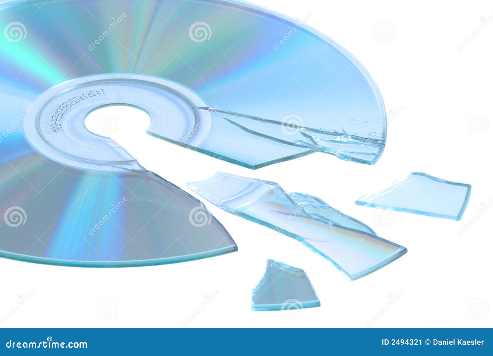 Cd roto imagen de archivo. Imagen de datos, fractura, seguridad - 2494321