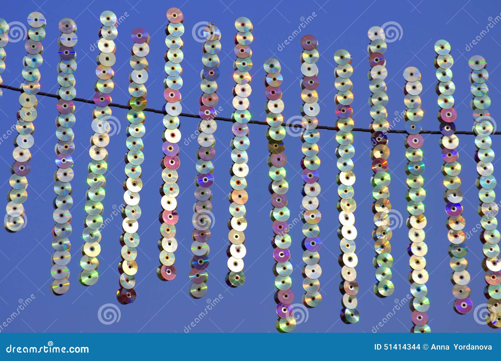 CD s art installation stock photo. Image of colors, equipment - 51414344