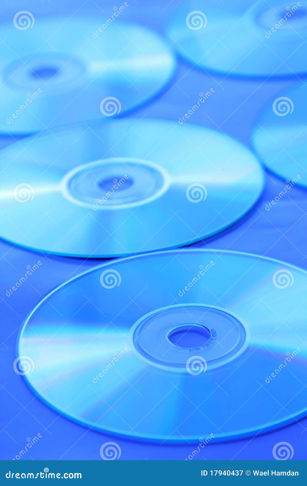 Cd s in blue mood stock image. Image of system, jewel - 17940437