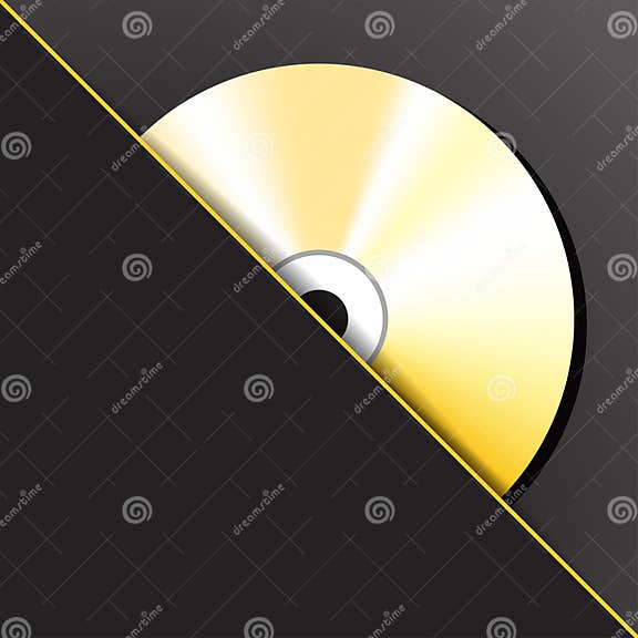 CD-SKIVA vektor illustrationer. Illustration av multimedior - 32023297
