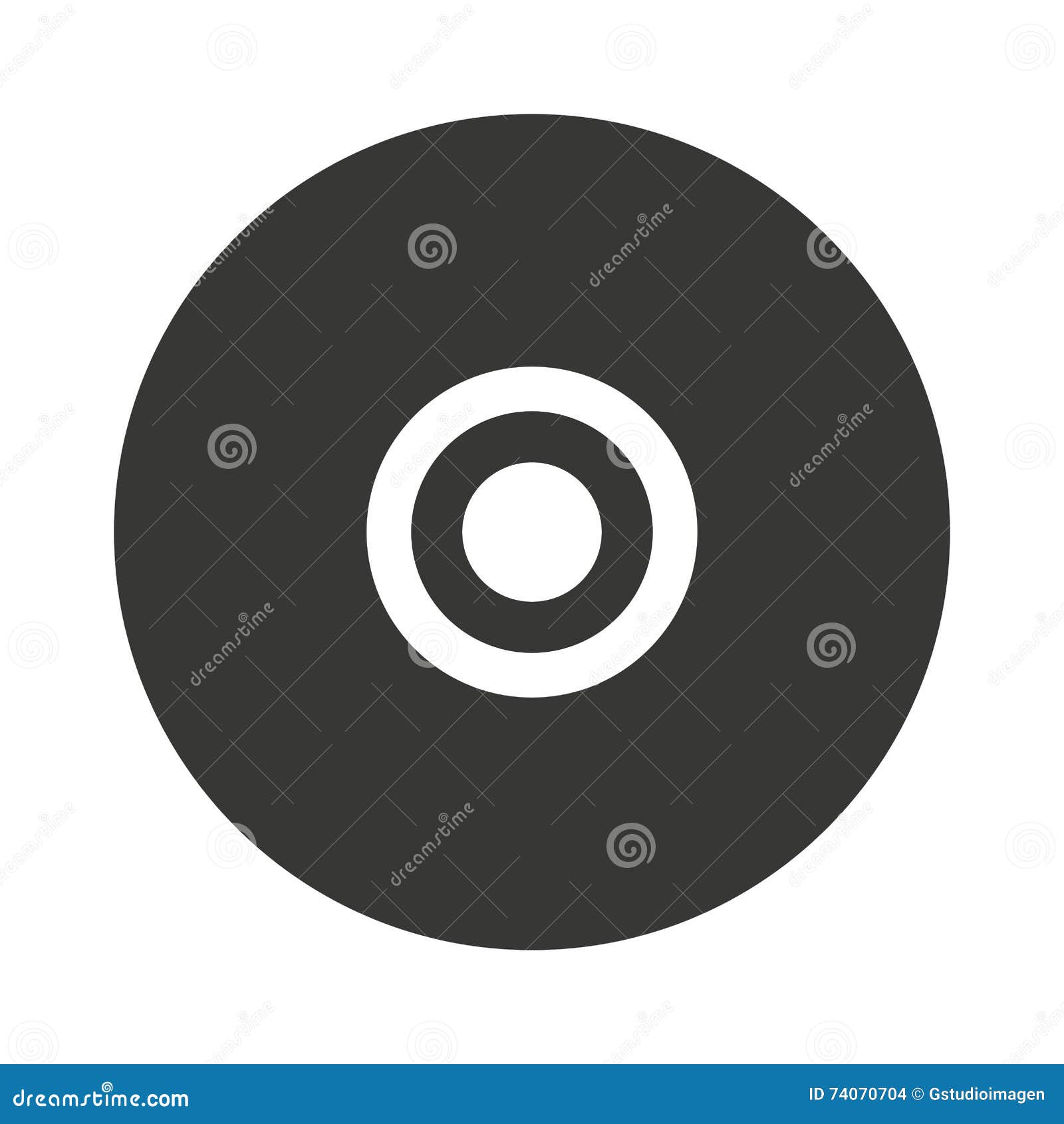 CD-SKIVA Isolerad Symbolsdesign Stock Illustrationer - Illustration av ...