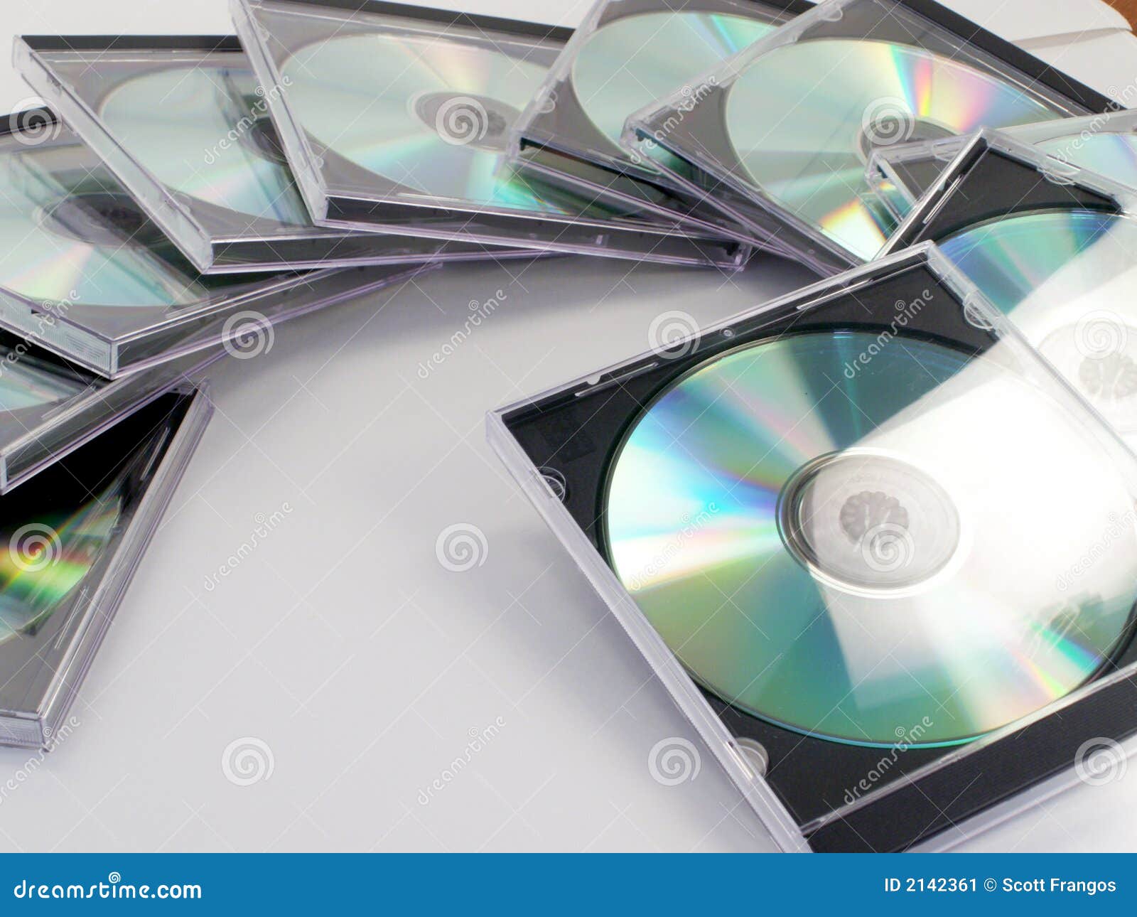 CD Stack stock image. Image of technology, storage, round - 2142361